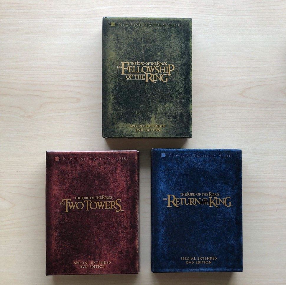 Lord Of The Rings Trilogy DVD Box Set (Extended Edition) – LotR Premium ...